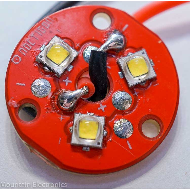 (3) CREE XP-G2 S4 3D LEDs on NOCTIGON 3XP COPPER MCPCB