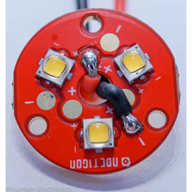 (3) CREE XP-G2 S4 5D LEDs on NOCTIGON 3XP COPPER MCPCB