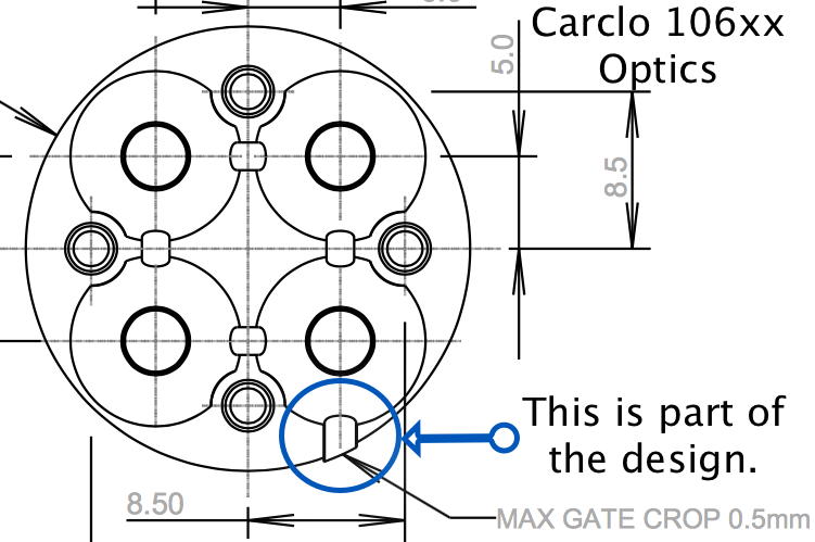 My Emisar D4 finally arrived today. I noticed what appears to be a chip ...